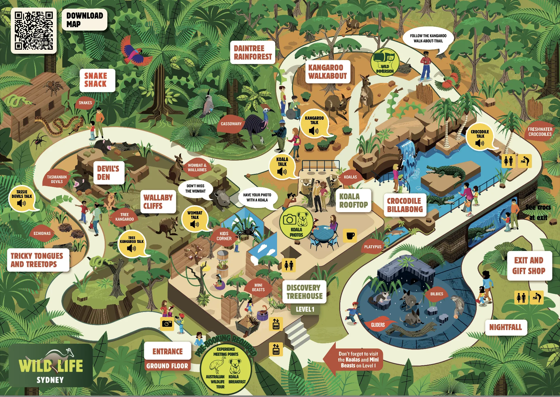 WILD LIFE Sydney Zoo | Attraction Map